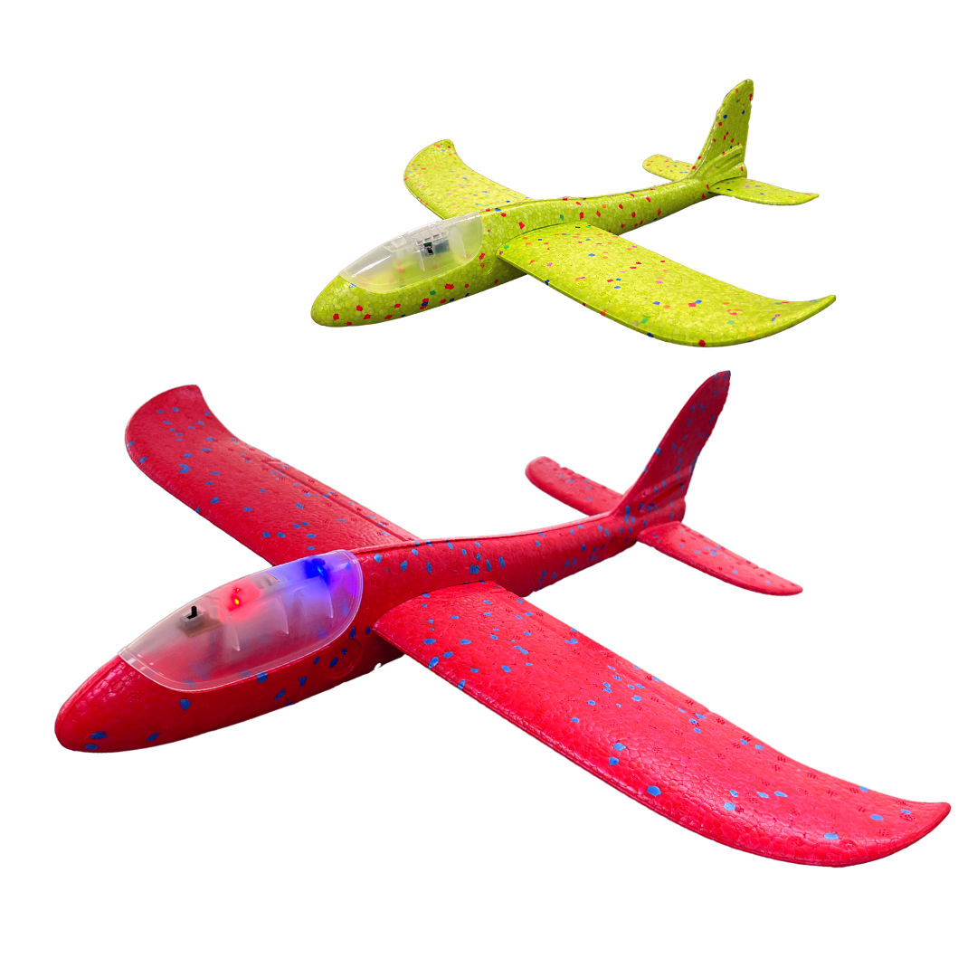 Avión planeador EPO EPP de 36 cm lanzado a mano con luces. | Aerotoys ...