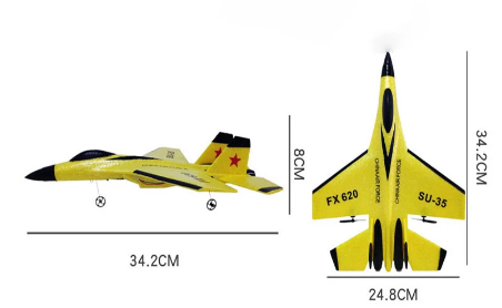 Avion Radio Control SU 35 Irrompible! EPP RC 2CH | Aerotoys - Juguetes ...
